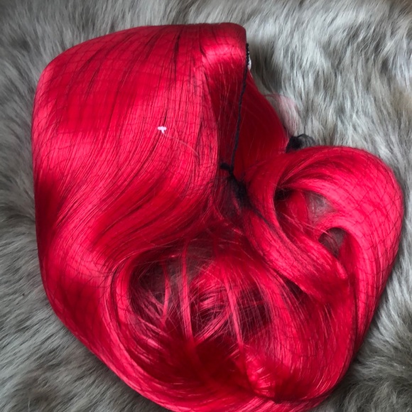 Accessories | Randy 22 Red Middle Part Cos Play Wig Nwt | Poshmark